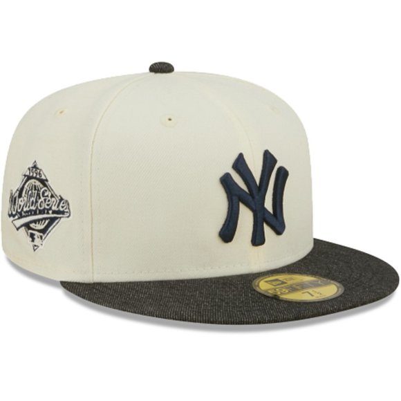 New Era | Accessories | New Era New York Yankees Black Denim 59fifty ...